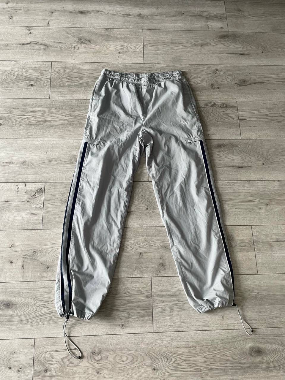 Nike Vintage 90's Nike Nylon Baggy Trackpants Y2K/YKk Drill | Grailed