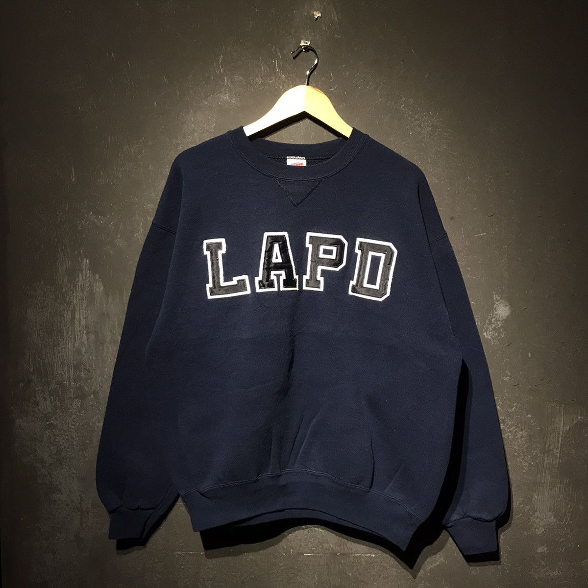 Vintage Rare Vintage LAPD Spellout Crewneck | Grailed