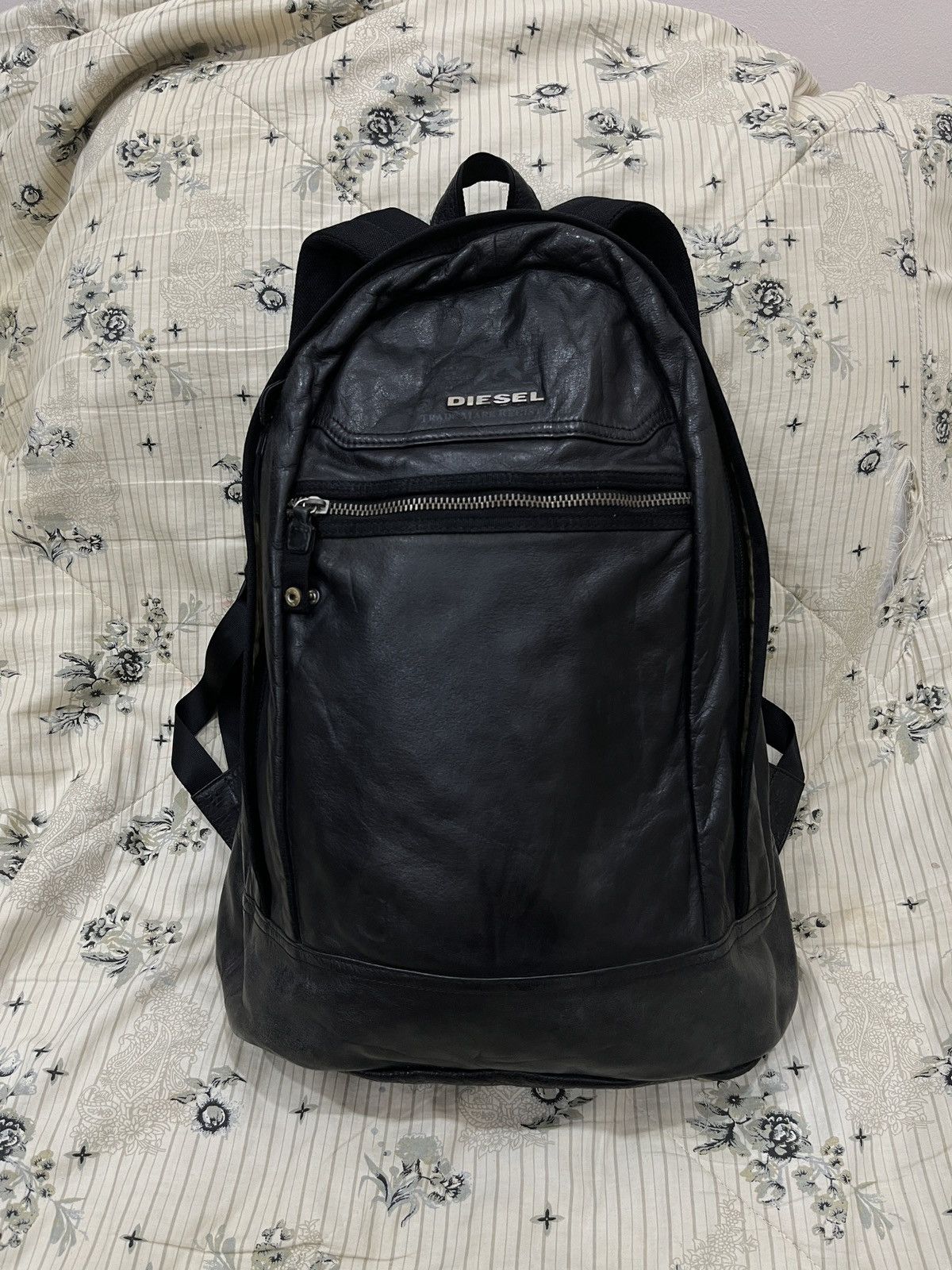 Diesel × Genuine Leather × Streetwear DIESEL SUPERIOR LEATHER BAGPACK ...