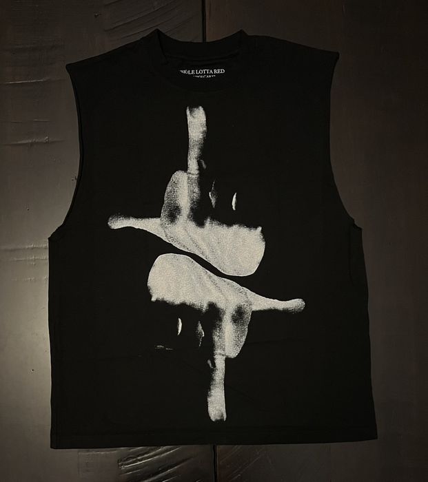 Playboi Carti Playboi Carti Bloodsucker Middle Finger Sleeveless Tank ...
