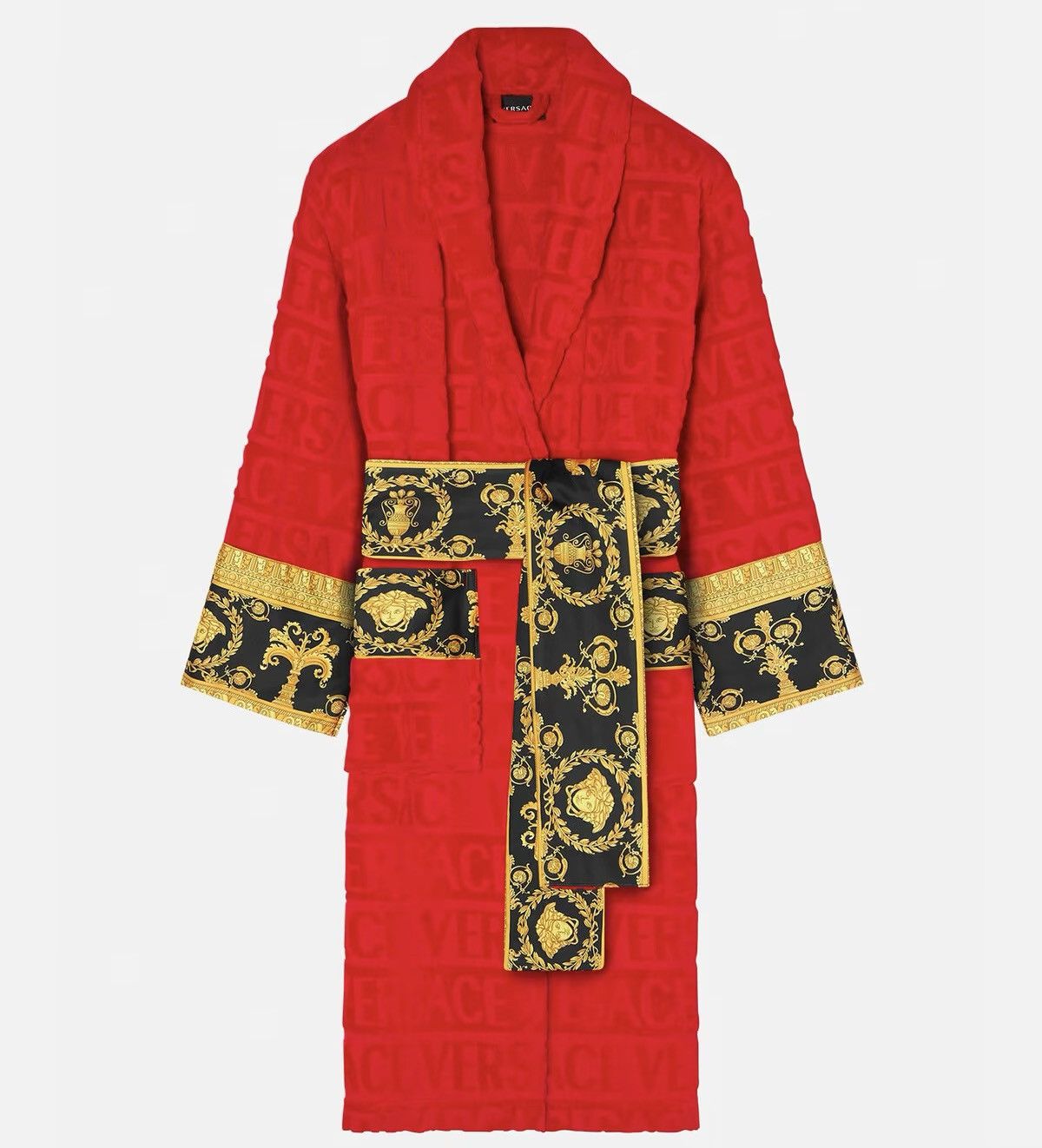 Versace Versace Red 'I Heart Baroque' Robe | Grailed
