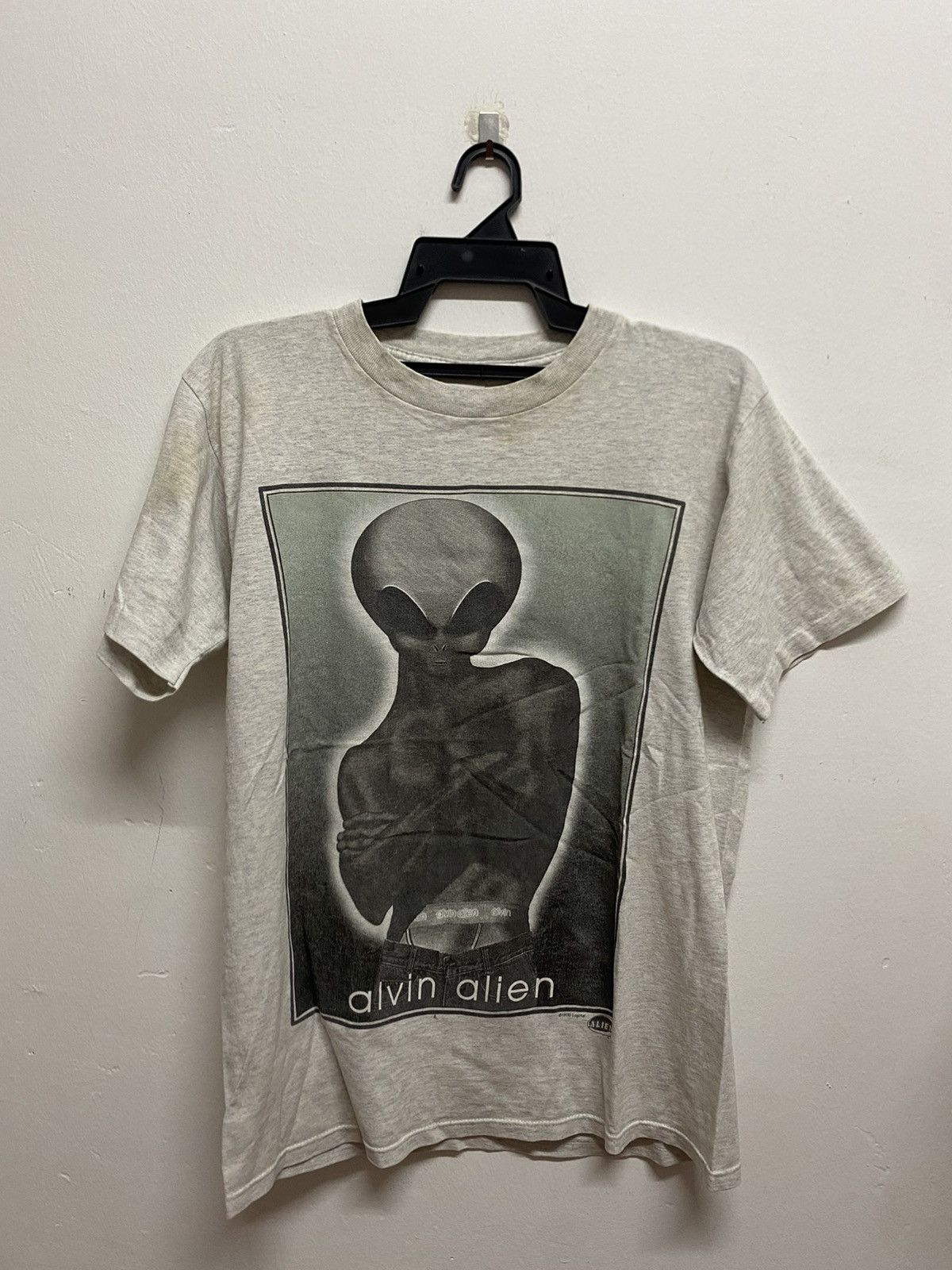 Calvin Klein Vintage 90’s Alien Calvin Klein Rip Off Tee | Grailed