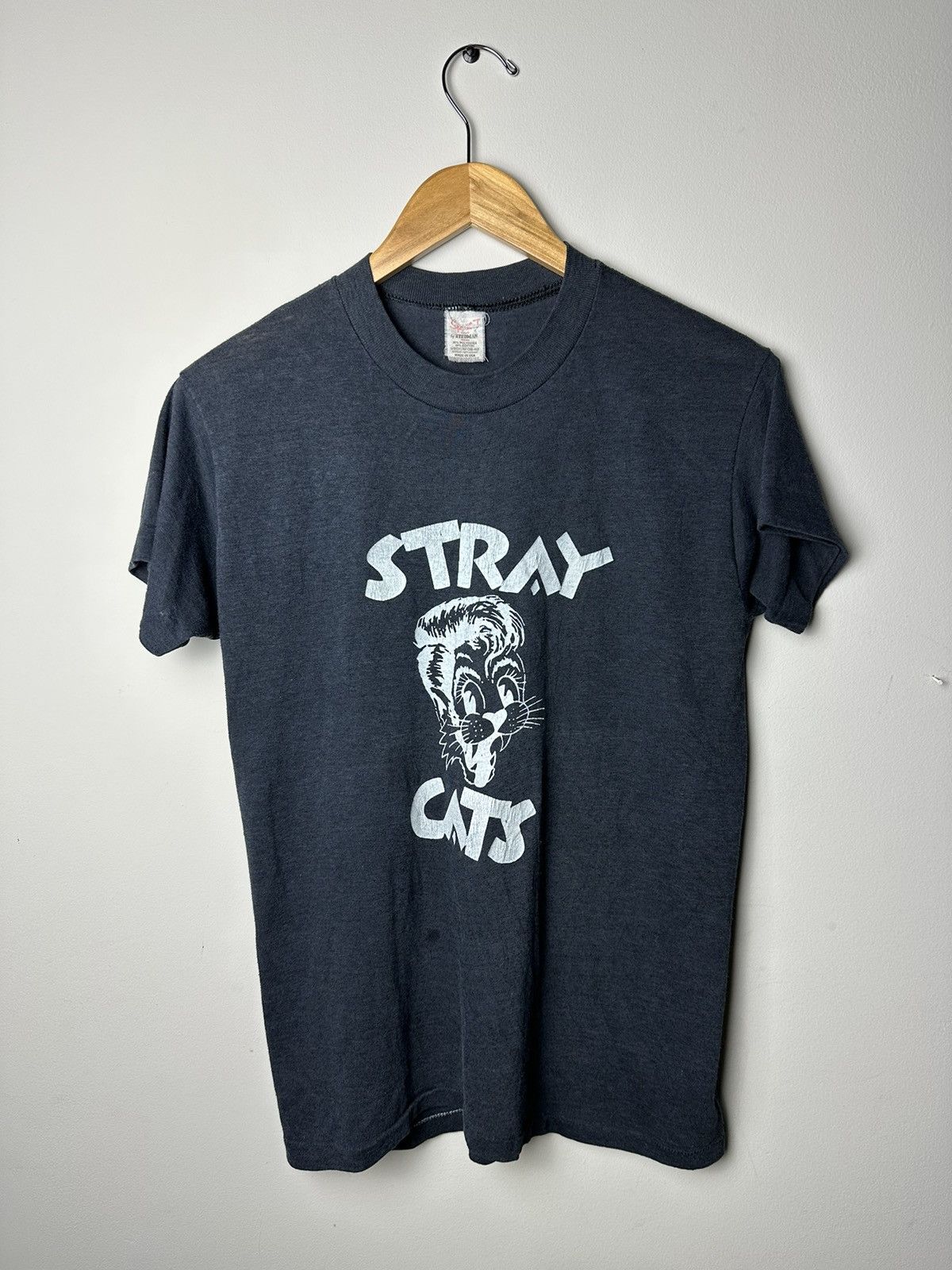 Vintage 80s Stray Cats Band T Shirt | Grailed