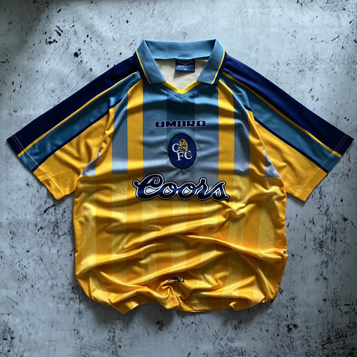 Chelsea Soccer × Soccer Jersey × Umbro 1996 1997 Chelsea Umbro Soccer ...