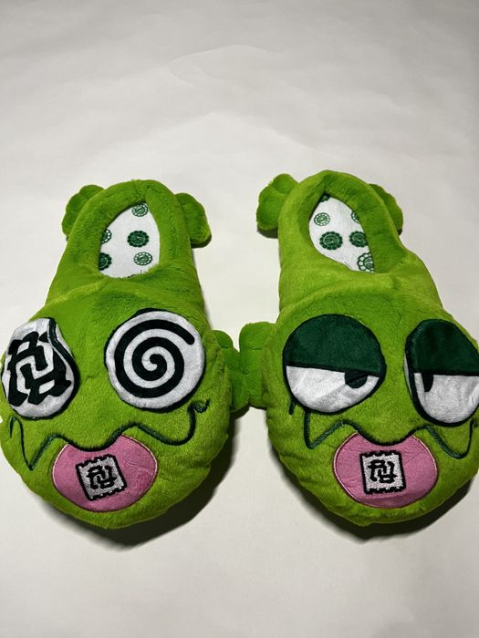 Streetwear Really Rich Kankan Frog Slippers New | Grailed