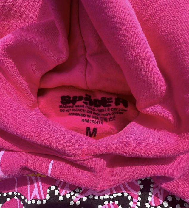 Spider Worldwide Spider Hoodie Pink | Grailed