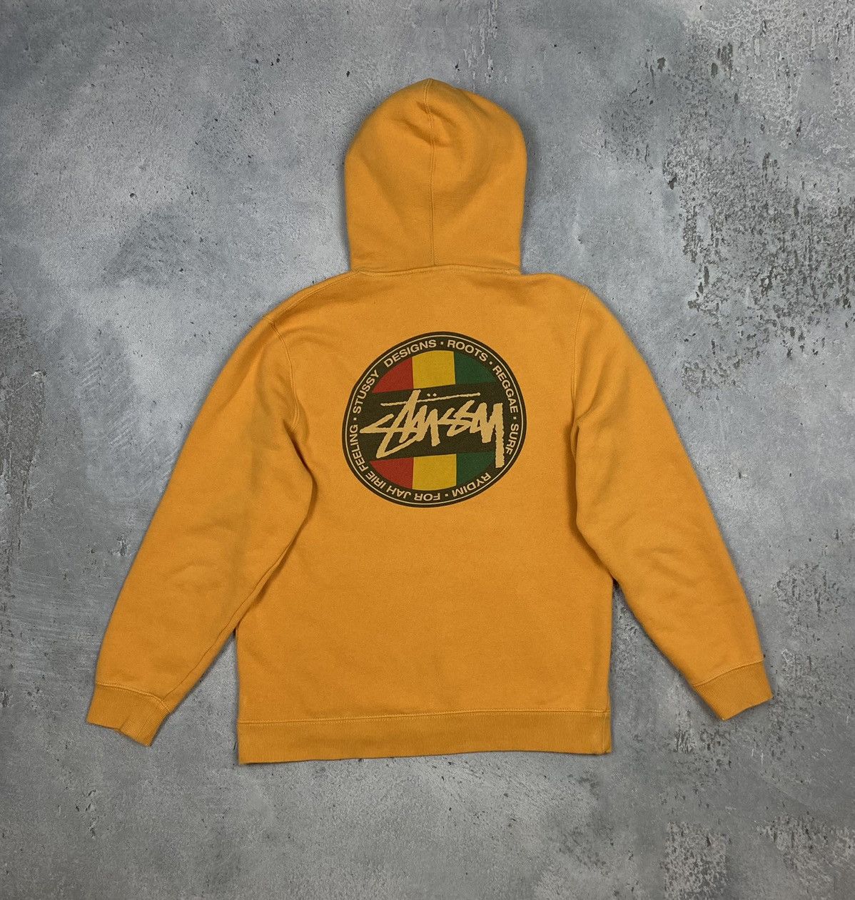 Stussy Stussy surf design hoodie big logo | Grailed