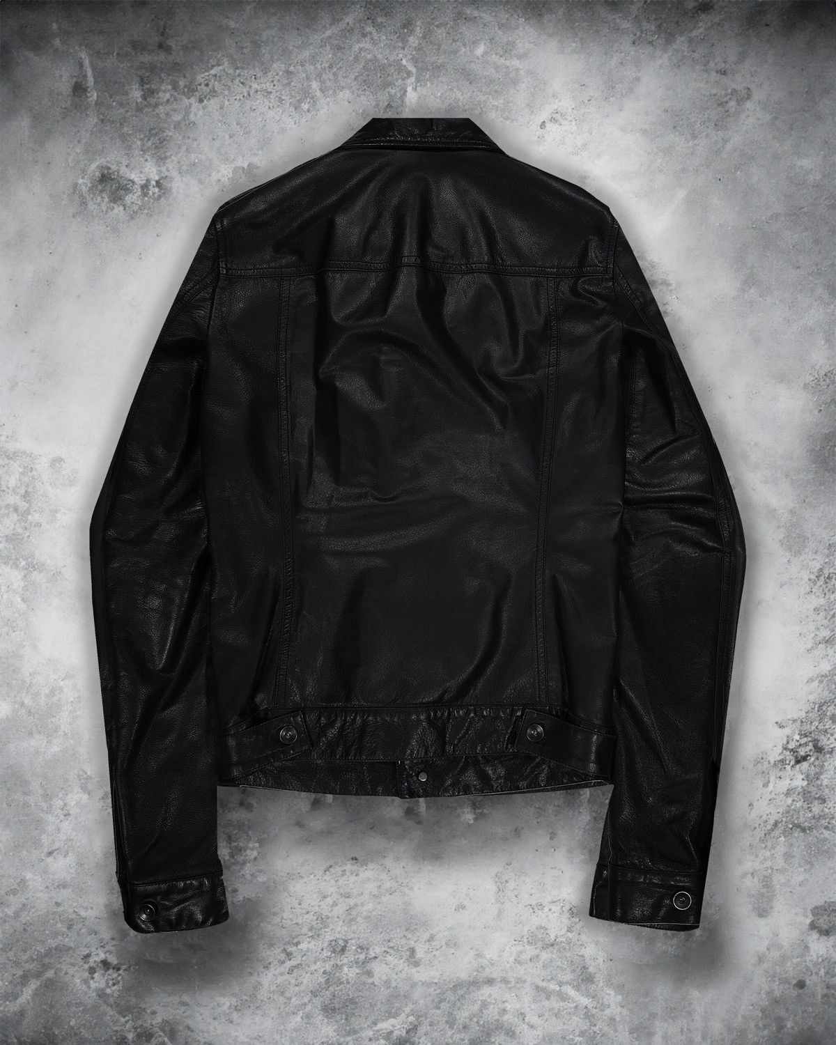 Rick Owens Rick Owens Mainline Leather Trucker Jacket - SS08 “Creatch” | Grailed