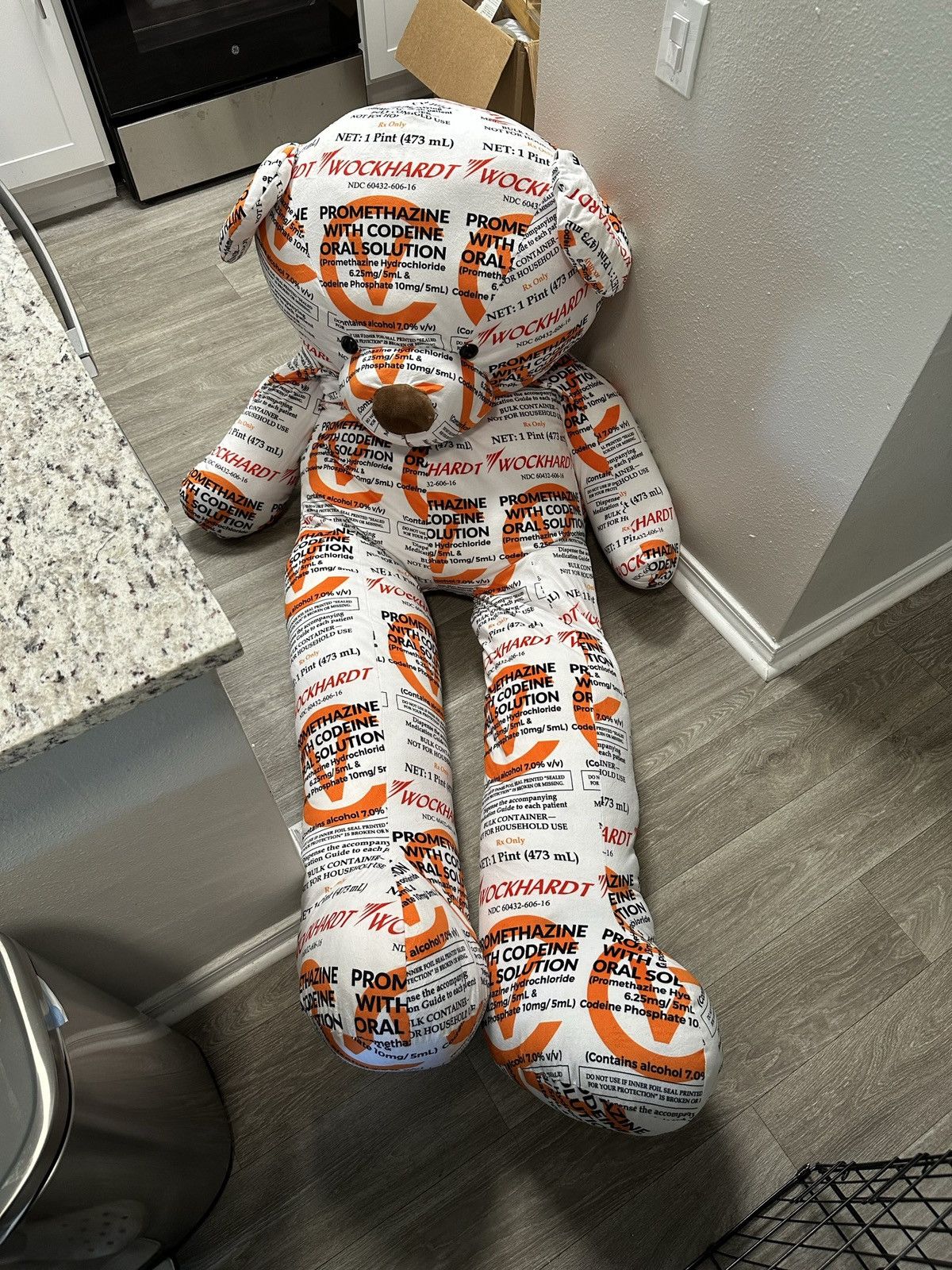 Streetwear Wockhardt Lean Bear Life Size Plush | Grailed