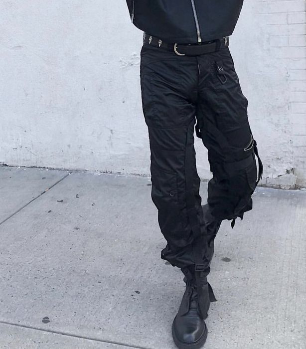 Dolce & Gabbana 2003AW Bondage Parachute Nylon Cargo Pants | Grailed