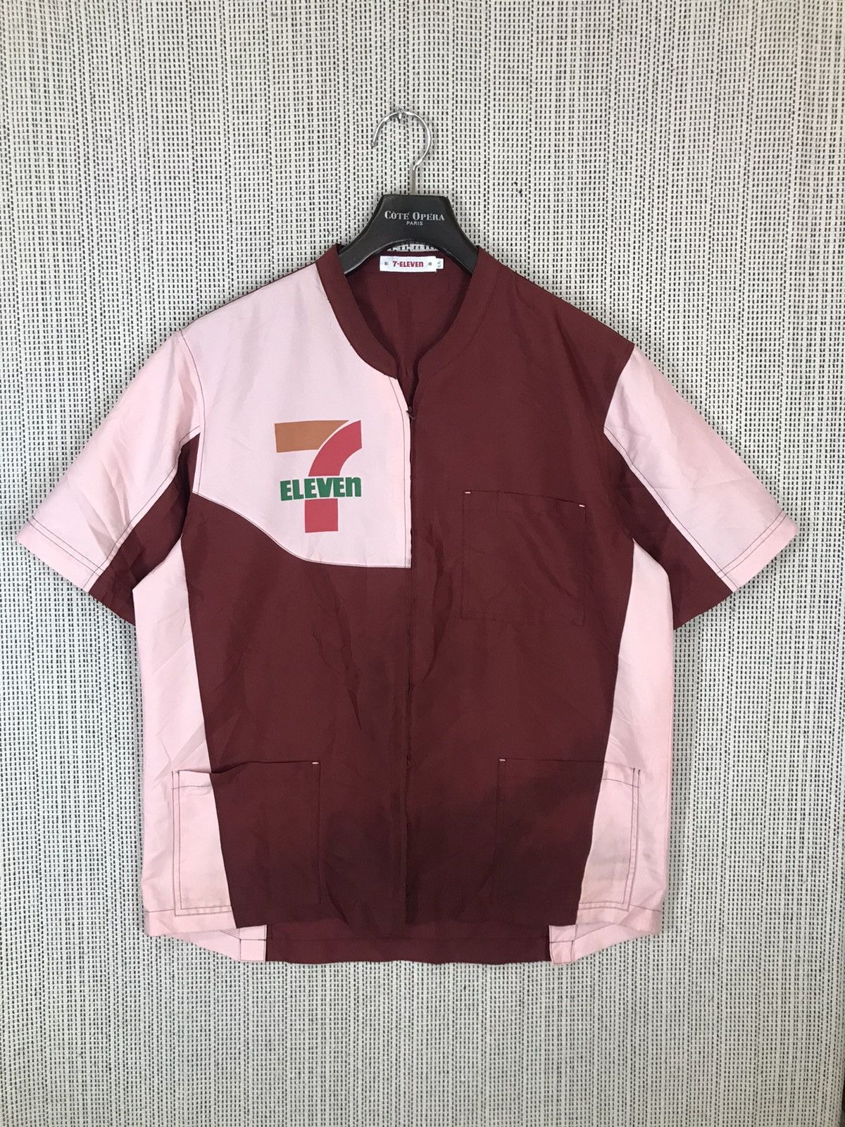 Vintage ‼️VINTAGE 90s 7ELEVEN UNIFORM SHIRT ZIP ‼️ | Grailed