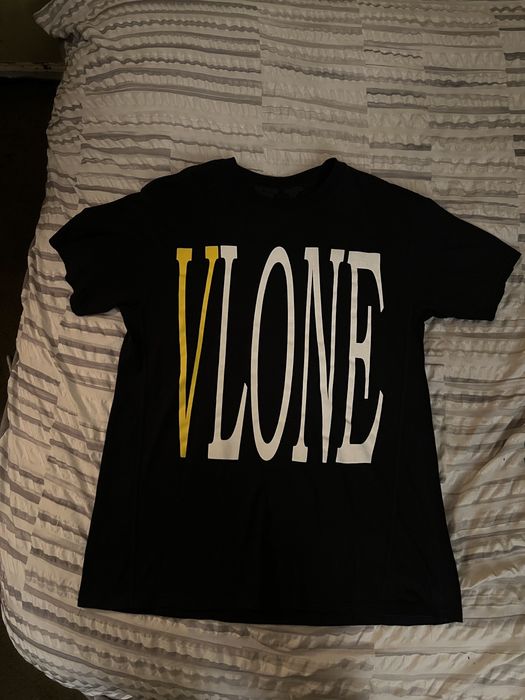 Vlone Vlone Yellow Staple Tee | Grailed