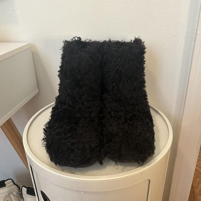 Miu Miu Miu Miu Furry Moon Boots Grailed
