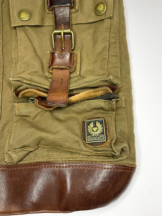 Vintage Belstaff Colonial Canvas/Leather Messenger Bag | Grailed