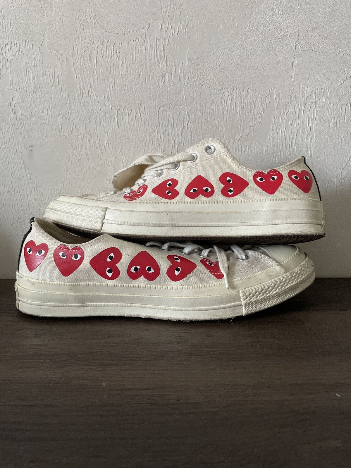 Comme Des Garcons Play × Comme des Garcons × Converse CDG Multi Heart ...