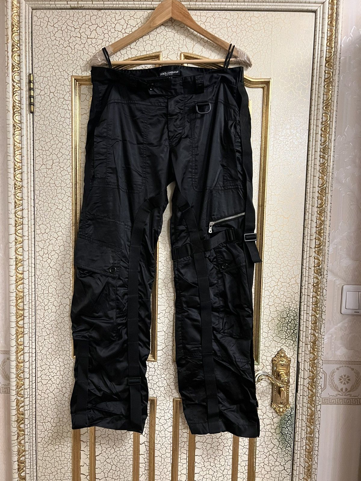 Dolce & Gabbana 2003AW Bondage Parachute Nylon Cargo Pants | Grailed