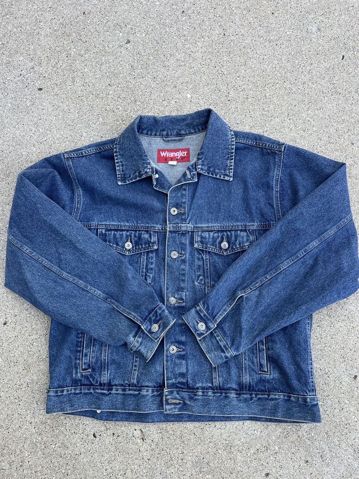 Vintage Vintage Wrangler Hero Denim Jacket | Grailed