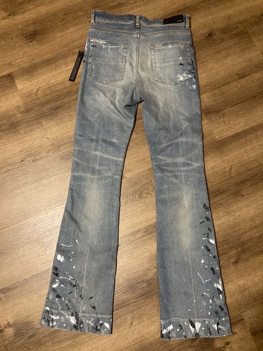 Amiri Amiri flare paint splatter Wes Lang collab | Grailed