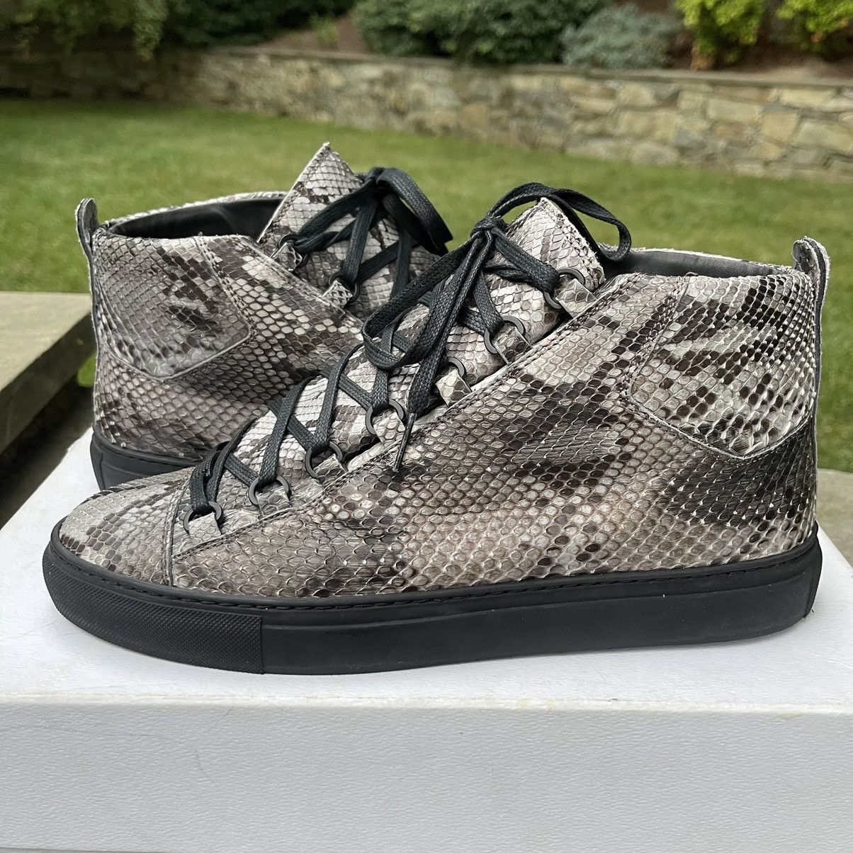 Balenciaga Balenciaga Arena High Python Size 42 Authentic Clean | Grailed