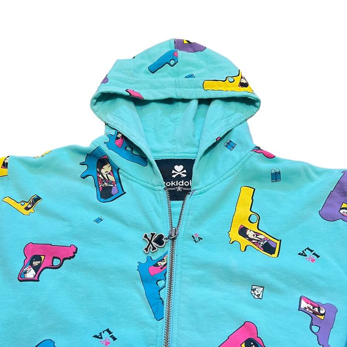 Tokidoki y2k tokidoki la guns zip up hoodie | Grailed