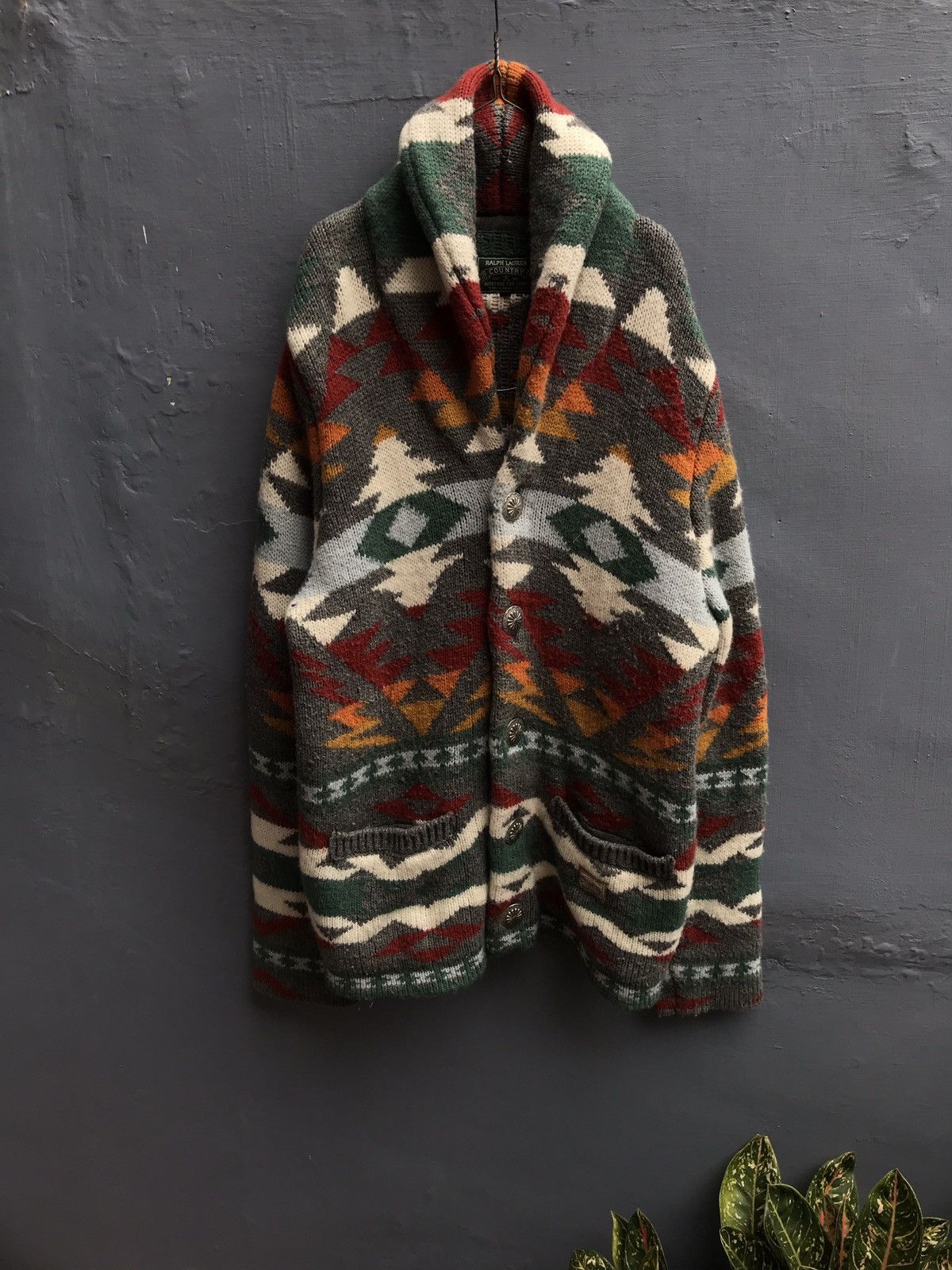 Polo Ralph Lauren Polo Ralph Lauren aztec knitted | Grailed