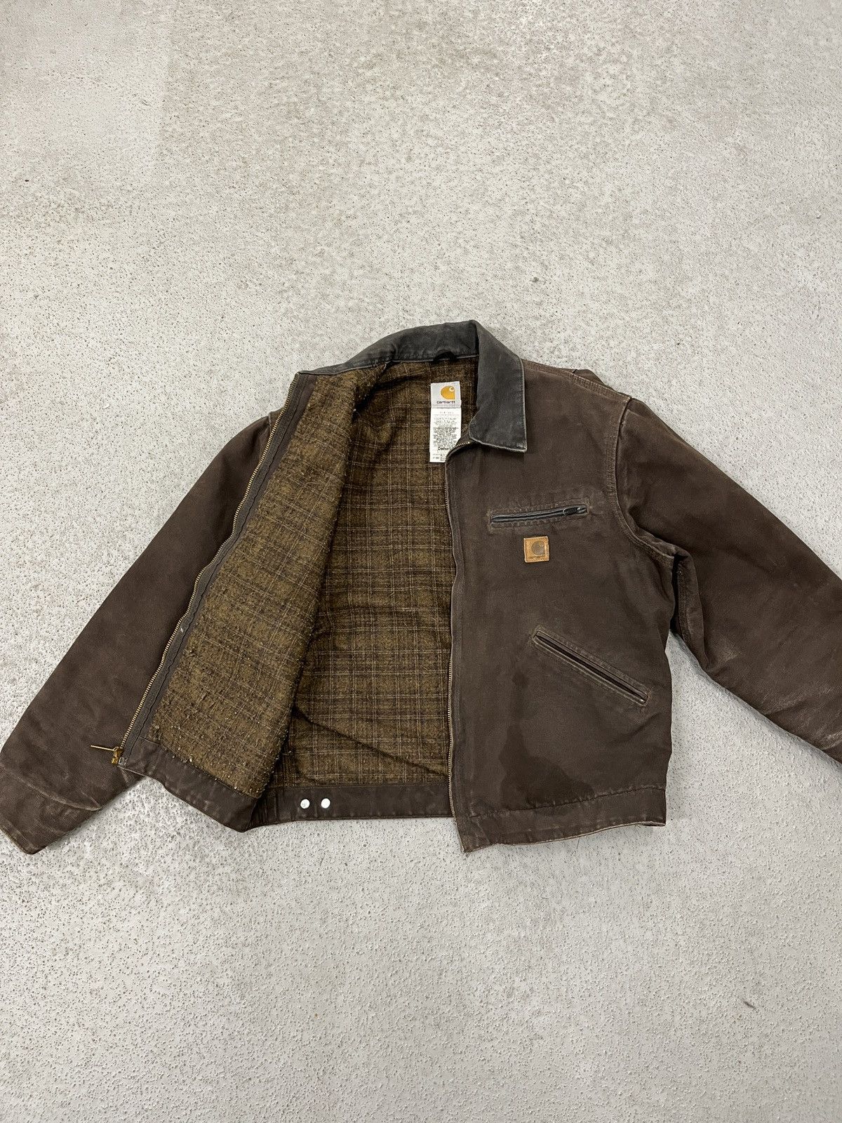 Vintage Vintage Mocha Carhartt Detroit Jacket | Grailed