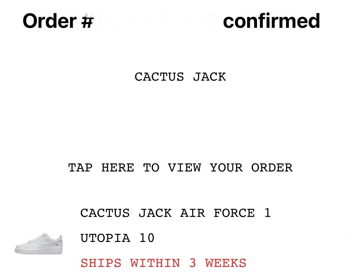 Nike × Travis Scott Travis Scott Utopia AF1 | Grailed