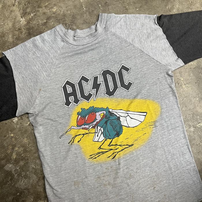 Supreme Vintage 80s Ac Dc “fly On The Wall” Tour T Shirt Erd Avant
