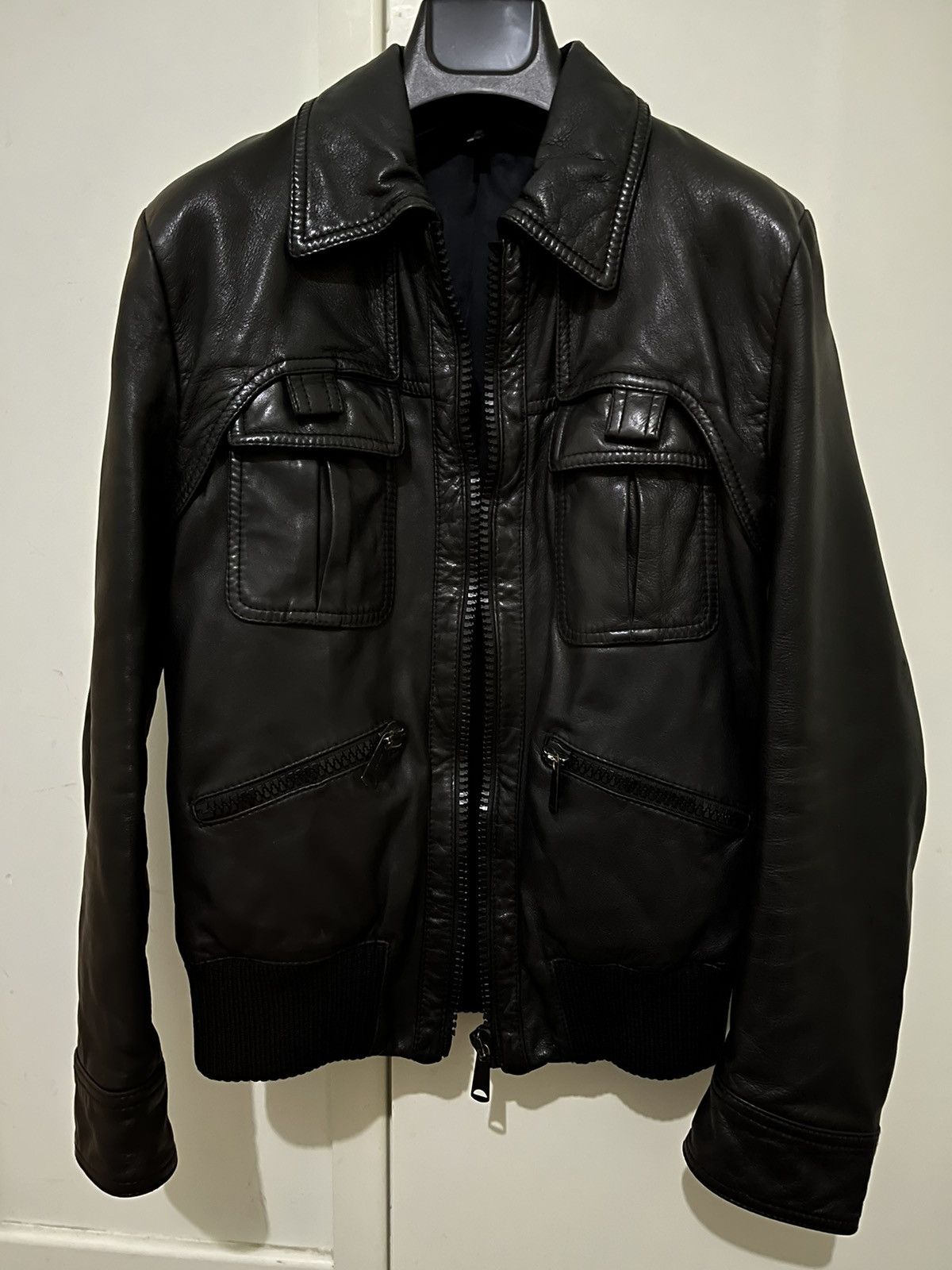 Dior × Hedi Slimane Dior Homme A2 Leather Jacket | Grailed